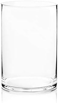 Amazon.com: WGV Cylinder Vase, Width 8", Height 12", Clear Wide Large ...
