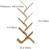 Amazon.com: NA 8-Tier Bamboo Tree Modern Bookshelf, Creative Curved ...