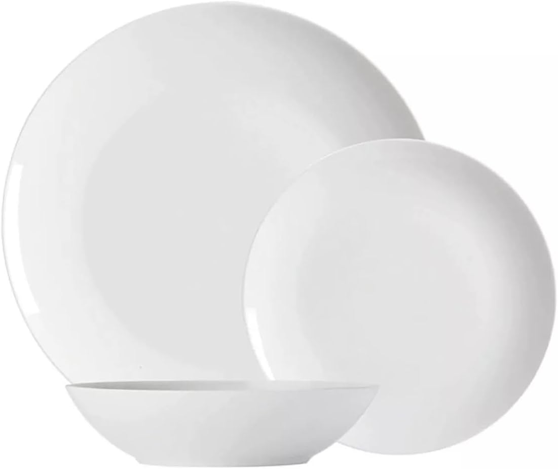 Maxwell & Williams DV0032 White Basics Diamonds 16 Piece Dinner Set in ...