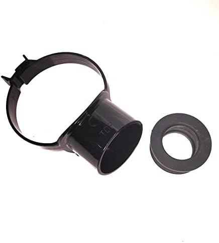 Floplast Soil Pipe Black Strap Boss with 32mm Rubber Boss Adapter ...