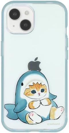 Amazon.co.jp: グルマンディーズ mofusand IIIIfit Clear(イーフィット クリア) iPhone15 / 14 / 13 対応 ケース サメにゃん MOFU ...