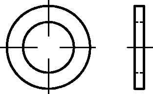 Dresselhaus Passscheiben WST St2K50 73182200 8 x 14 x 0,2 mm 100 Stück ...