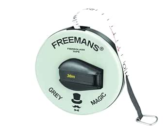 ST 30 mtr Measuring Tape, Fiber Glass 30 Meter, Grey (30 Mtr) ^3 ...