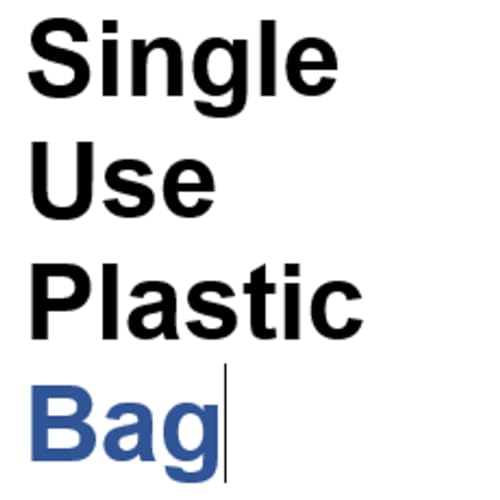 Single Use Plastic Bag : Single Use Plastic Bag: Amazon.in: Books