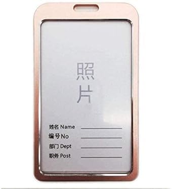 Us Creations i Cards-Natural Hard Metal (Aluminum Alloy) ID Card Holder ...