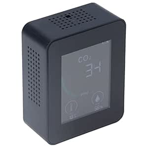 CO2 Detector, Large Storage Multi Measurement Rechargeable Battery ...