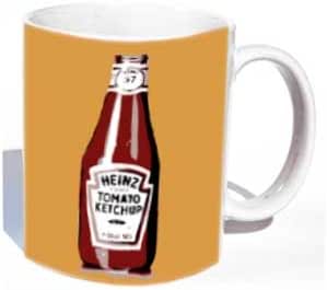 HEINZ TOMATO KETCHUP STUNNING COFFEE MUG : Amazon.co.uk: Home & Kitchen