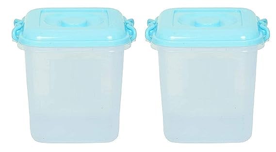 Buy Dhwani Enterprise 10L Plastic Morden Multi Storage Container 2Pcs ...