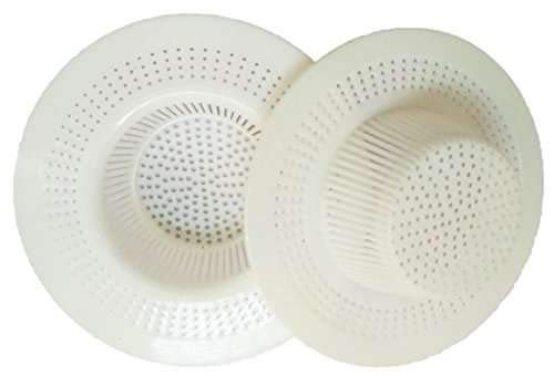 Maproline® Kitchen Basin Plastic Sink Strainer Filter White (13 x 3 x ...