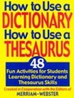 Amazon.com: How to Use a Dictionary/How to Use a Thesaurus: 48 Fun ...