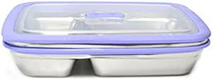 Stenlock Stainless Steel Airtight Food Container (Divider) (900ml ...
