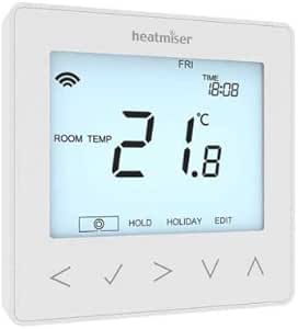 Heatmiser neoStat V2 Glacier White Programmable Thermostat - Arsione ...