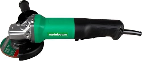 Metabo HPT Angle Grinder, 5-Inch, 11-Amp, Non-Locking Trigger Switch ...
