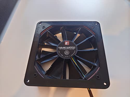 120mm to 140mm PC Fan adaptor plate Mounting Adaptor v2 By Ripe3D ...