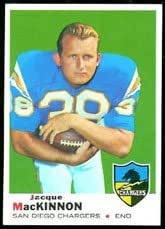 Amazon.com: 1969 Topps Regular (Football) Card# 202 Jacque MacKinnon of the San Diego Chargers ...