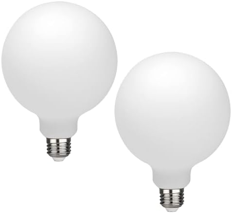 CRLight 12W Dimmable LED Large Globe Bulb 80W Equivalent 800LM, 2700K ...