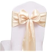 Amazon.com: JFDYDM 100 Pack Double-Sided Sequins Silver Chair Sashes ...