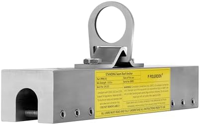 P Polerden Standing Seam Roof Clamp, Reusable Roofing Anchor, Fall ...