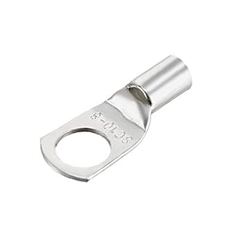 uxcell 100Pcs SC 10-8 Non-Insulated U-Type Copper Crimp Terminals 10mm2 ...