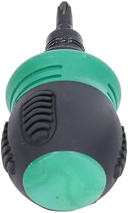 Klein Tools 32593 Multi-bit Ratcheting Screwdriver, 6-in-1 Stubby Tool ...