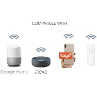 Abalon Motorized Track for Curtains With Remote Control, 1 to 4 meters ...