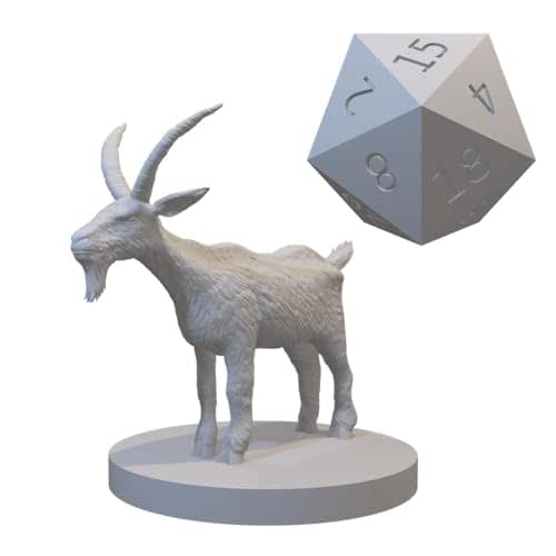 Amazon.com: Medium Animal Miniature for DND Pathfinder RPG Unpainted ...