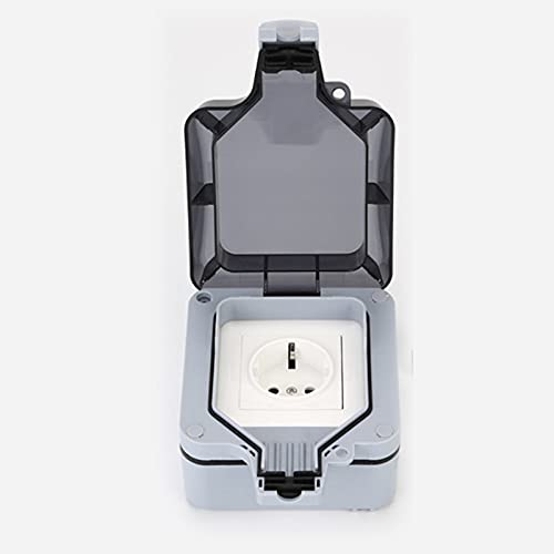 Outdoor Socket Garden Waterproof Socket Surface-Mounted Outdoor IP66 ...