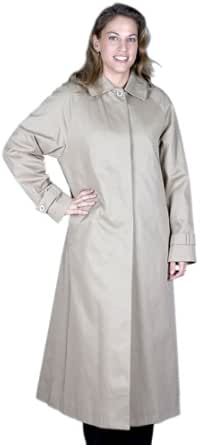 Pendleton Women's Missy Single Breasted Balmacaan Rain Coat with ...