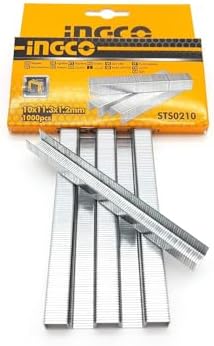 Ingco STS0210 Staple Pin 10x11.3x1.2mm Big Size Stapler Pins for Wood ...