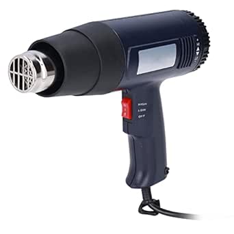DUHJ Hot Air Gun, ABS Quick Heating EU Plug 220V Heat Gun Tool 60‑600 ...