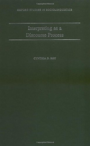 Interpreting As a Discourse Process (Oxford Studies in Sociolinguistics ...