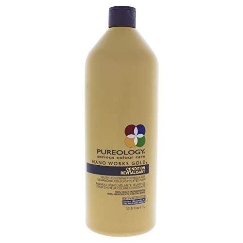 Amazon.com: Pureology Nano Works Gold Conditioner Revitalisant, 33.8 Fl ...