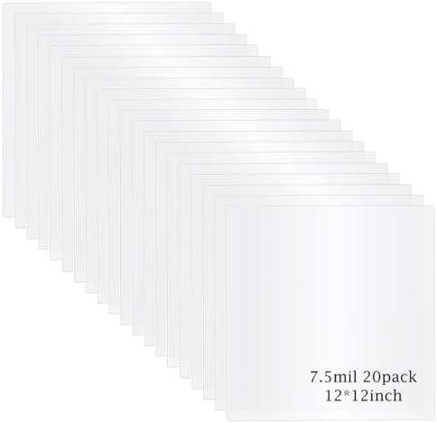 Wonninek 20 Sheets Mylar Stencil Sheets Blank Mylar Stencil Sheets ...