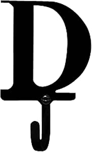 Amazon.com: Village Wrought Iron Letter D Wall Hook Small : Home & Kitchen