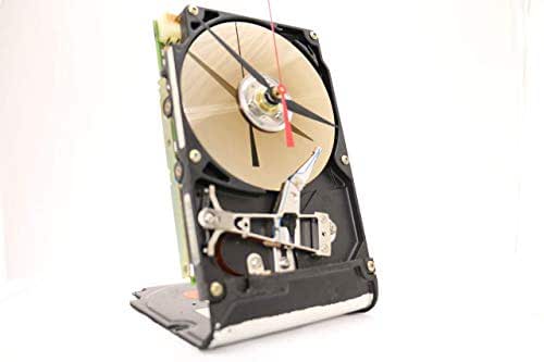 Amazon.com: Very Rare HDD Desk Clock made from an upcycled vintage Hard ...