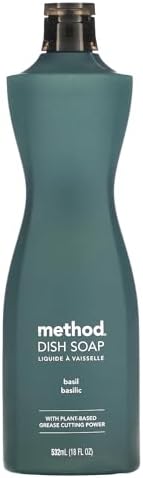 Amazon.com: METHOD Basil Dish Soap, 18 FZ : Home & Kitchen