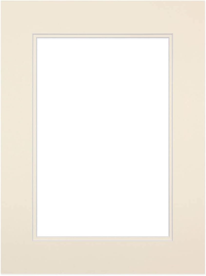 Amazon.com: Brio Photo Frame With Mount Off-White 40X50 EXT-1 OUV ...