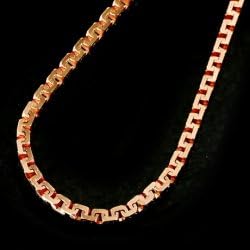 Amazon | [ピンプコード]Pimp Code シルバーピンクゴールドダイヤモンドボックスネックレス 55cm | ネックレス 通販