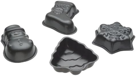 Kaiser Bakeware Four Piece Christmas Mini Mold Set : Buy Online at Best ...