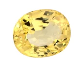 Retrend Design A1 Grade Kanaga Pushparagam Stone 5.50 Carat येलो सफायर ...
