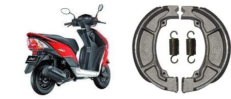 WHEEL DRIVE Compatible with Honda Dio 110 1 Pair of Front Brake Shoe ...