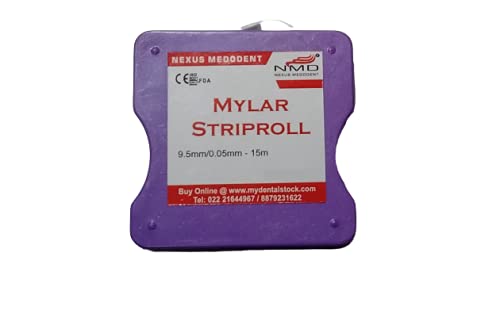 Buy NMD Dental Mylar Strip Roll (9.5mm/0.05mm-15m)(Pack of 1) Online at ...