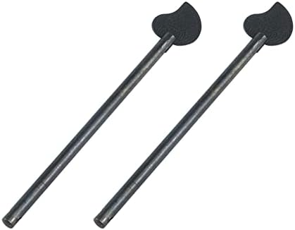 Antrader 2 Pcs Locking Pin,13.9cm Household Brass Leaf Shape Retro ...