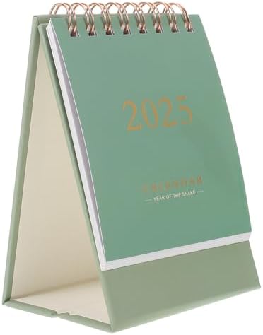 Amazon.com : STOBOK 2024-2025 Desk Calendar Stand Up Desktop Year ...