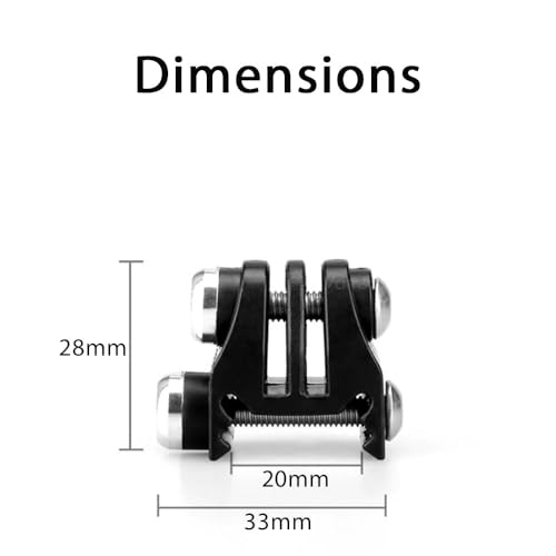 RALSPEC 20mm Gun Rail Mount for GoPro Action Camera Airsoft Hunting ...