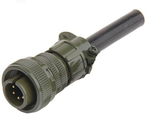 MS3106A14S-6P Straight 6 Pin *16 Male Plug Circular MIL Spec Connector ...