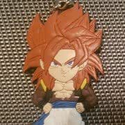 DBZ Dragonball Z Gogeta SSJ4 Keychain Anime 1x Keyring Keychain Double ...