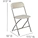 Amazon.com: Flash Furniture Hercules Series Plastic Folding Chair ...