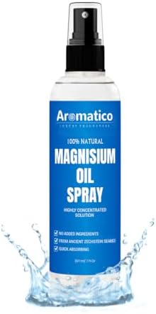 Amazon.com: Aromatico Magnesium Oil Spray 7oz - Topical Magnesium Spray ...