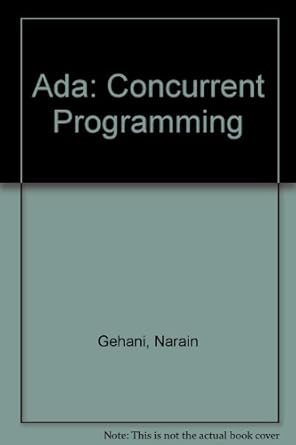 Ada: Concurrent Programming: Narain Gehani: 9780130060655: Amazon.com ...